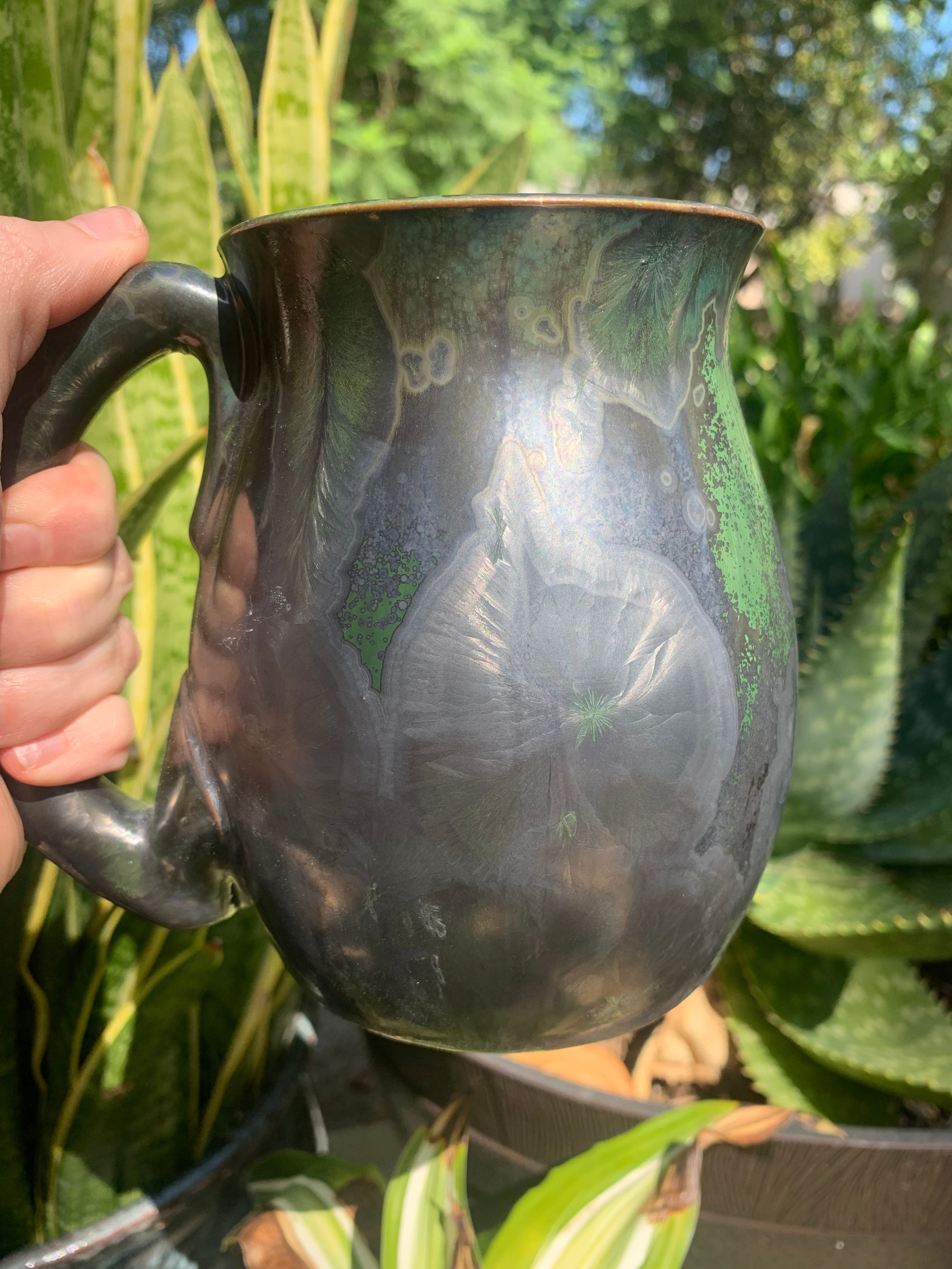 Large Crystalline Glazed Mug - 24 oz – The Crystalline Gallery