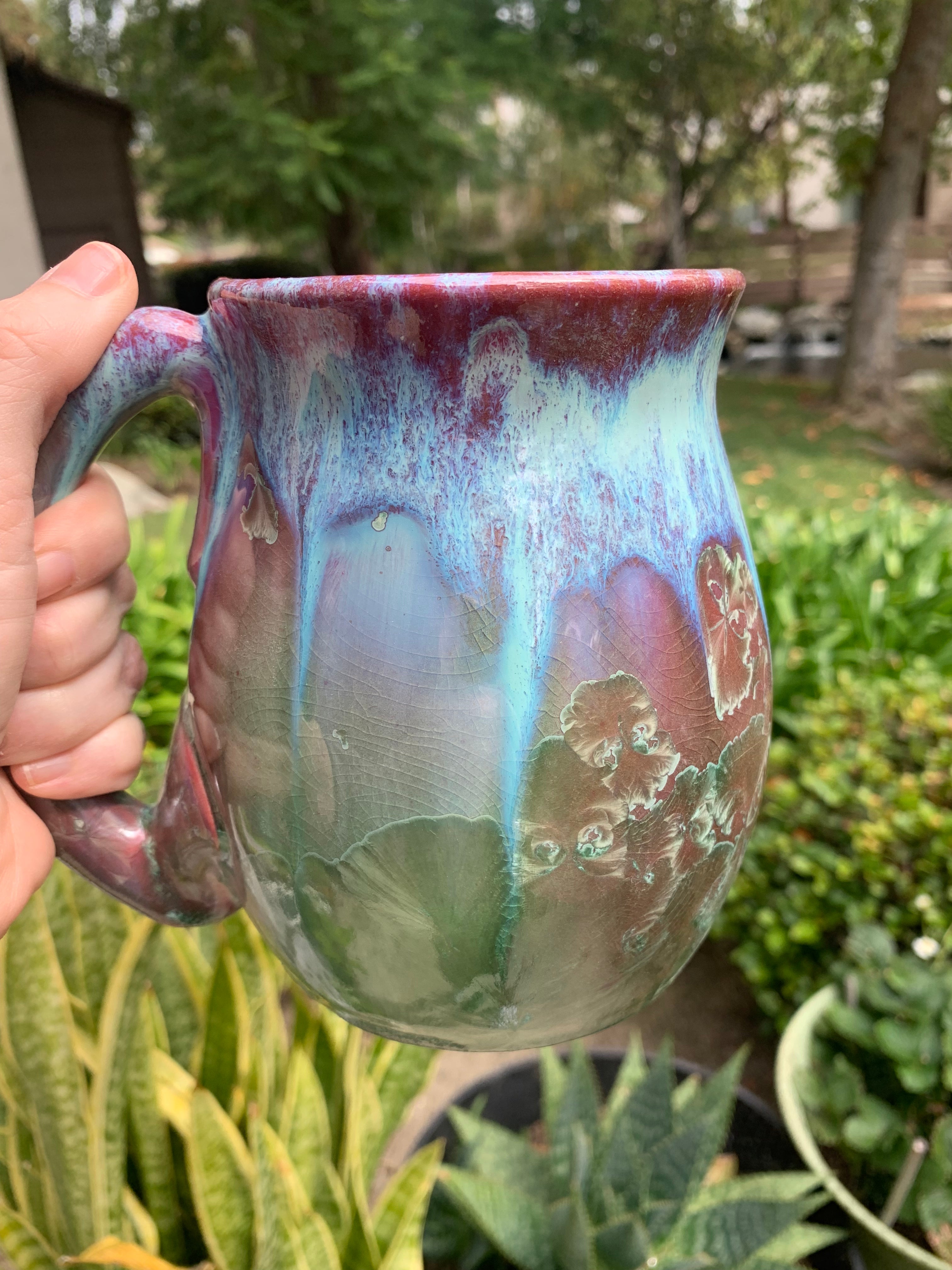 Large Crystalline Glazed Mug - 24 oz – The Crystalline Gallery