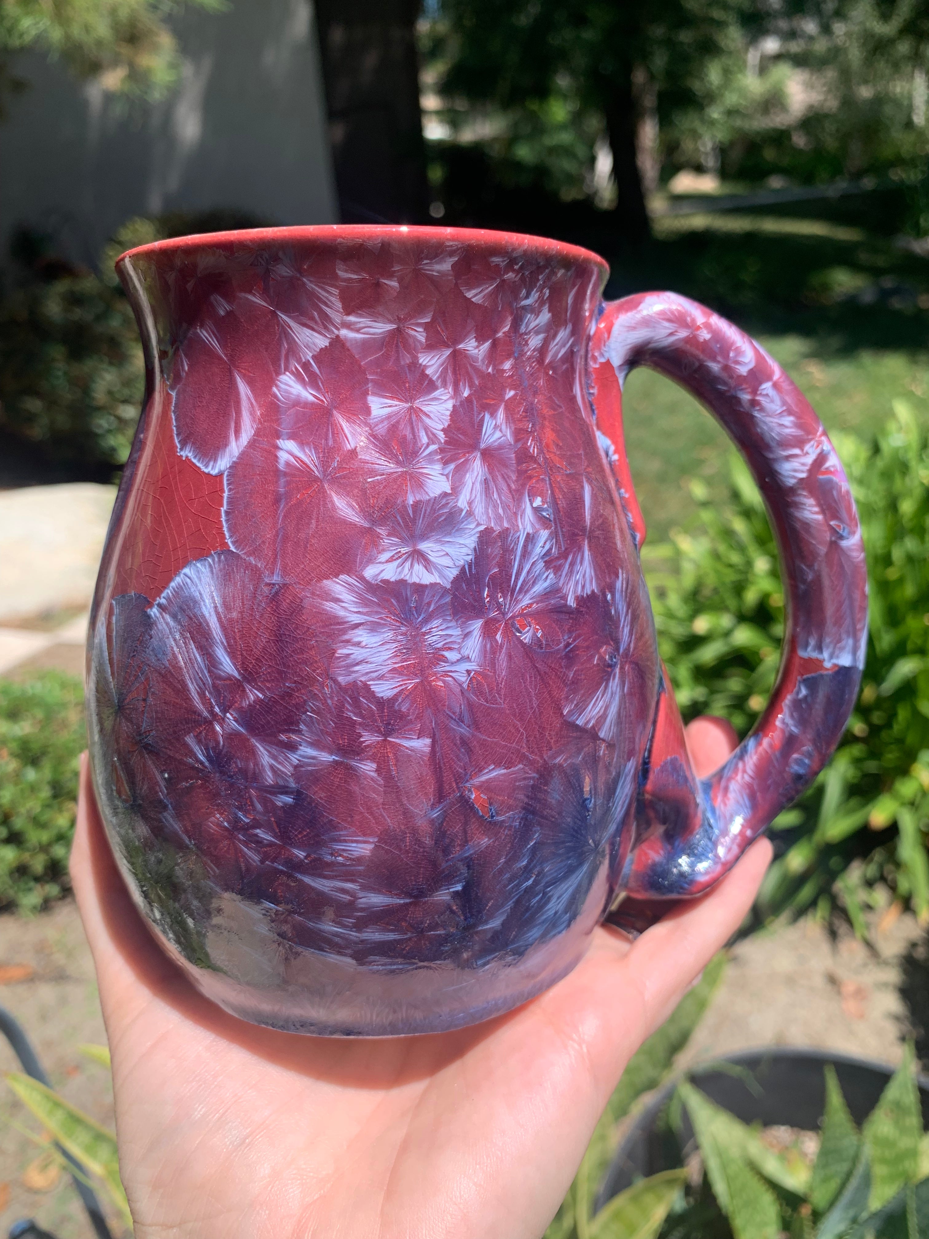 Large Crystalline Glazed Mug - 24 oz – The Crystalline Gallery
