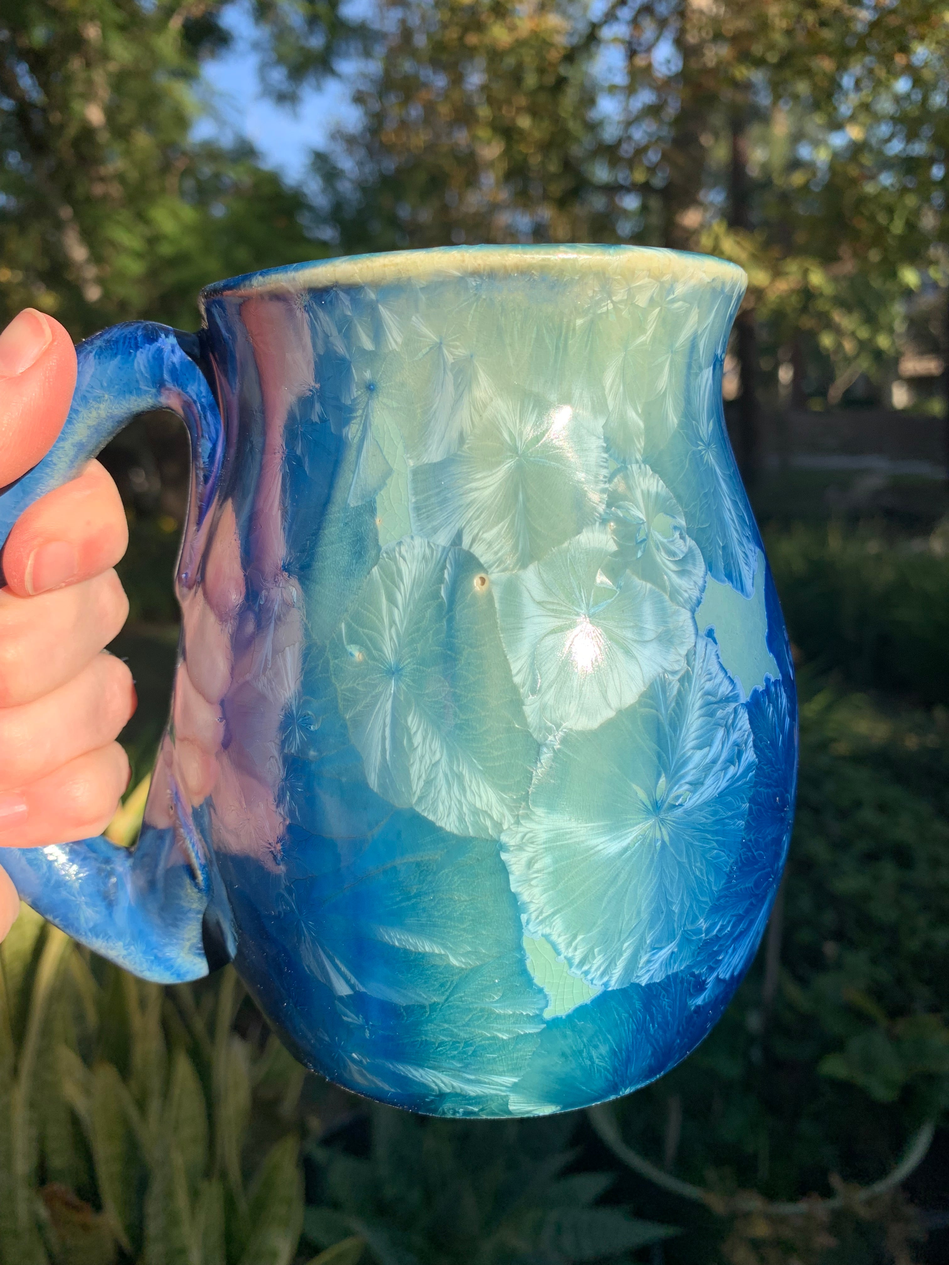 Large Crystalline Glazed Mug - 24 oz – The Crystalline Gallery