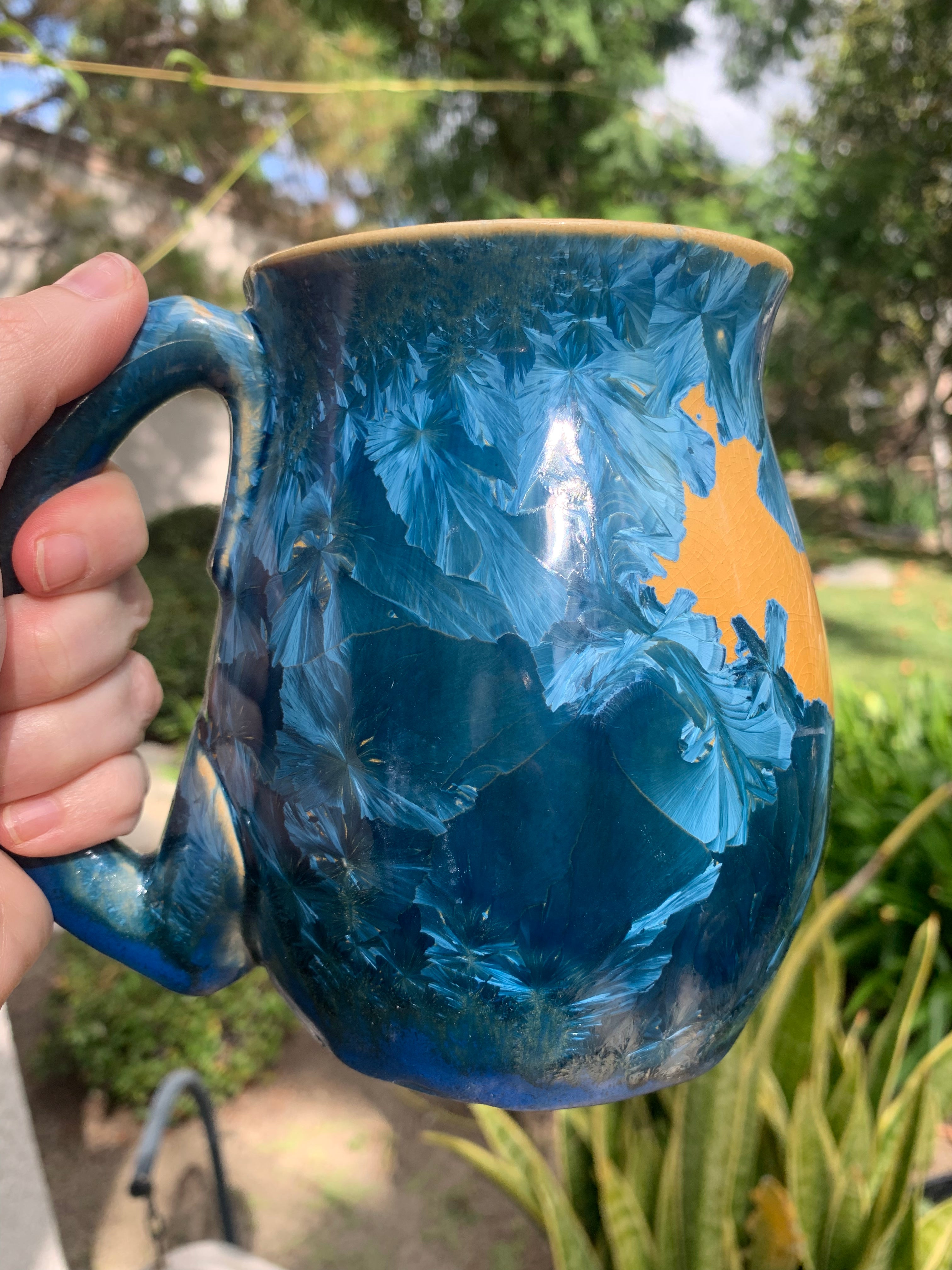 Large Crystalline Glazed Mug - 24 oz – The Crystalline Gallery