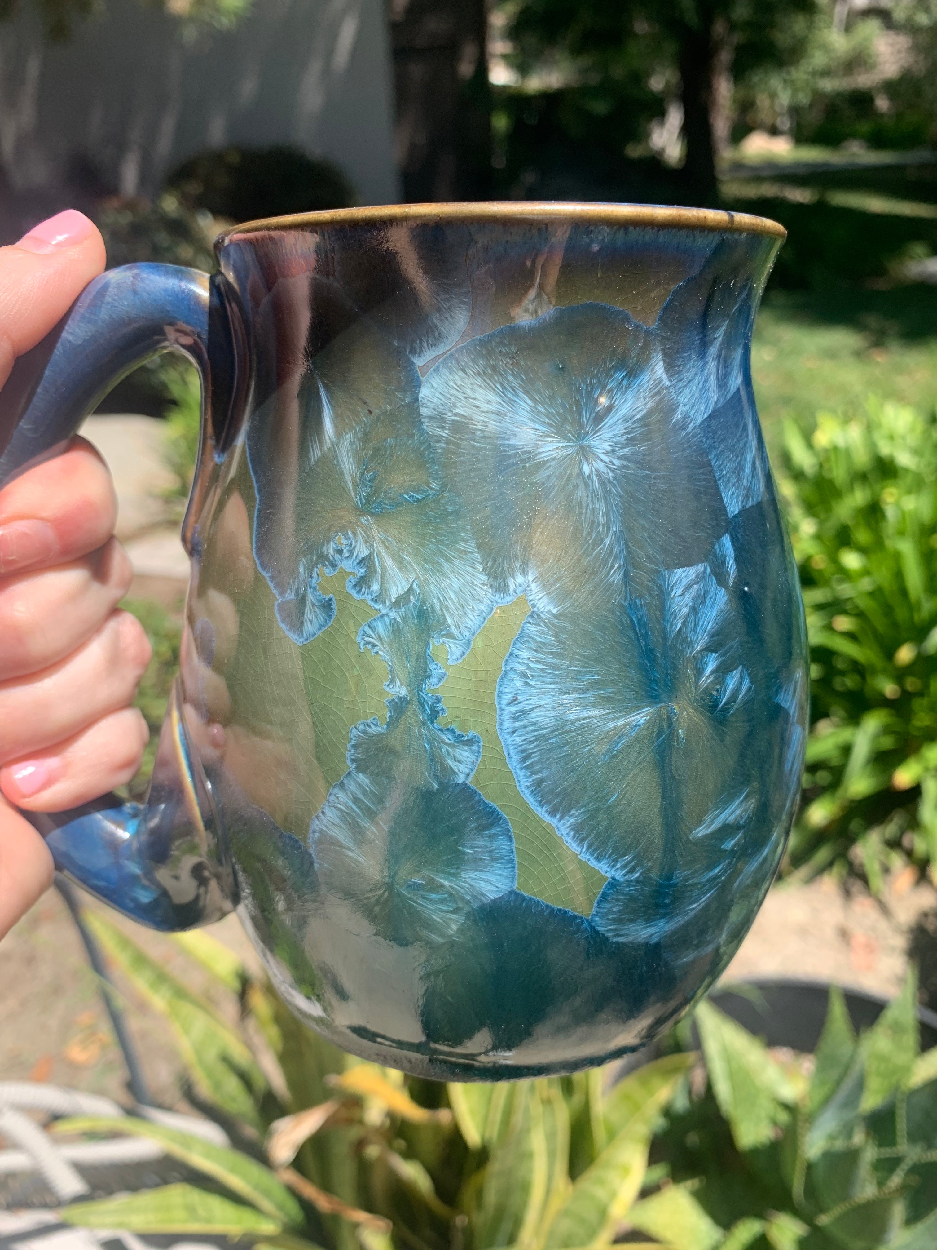 Large Crystalline Glazed Mug - 24 oz – The Crystalline Gallery