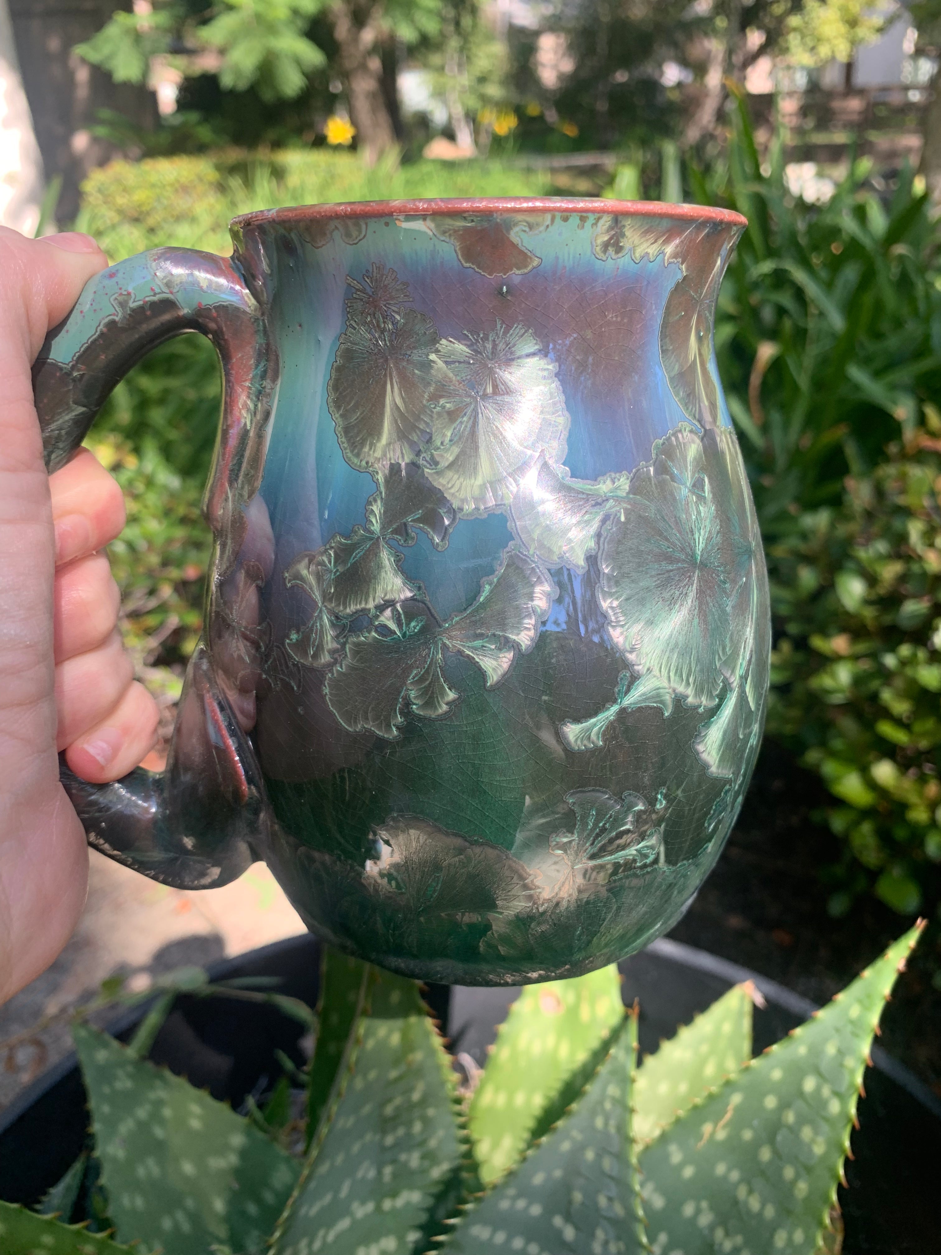 Large Crystalline Glazed Mug - 24 oz – The Crystalline Gallery