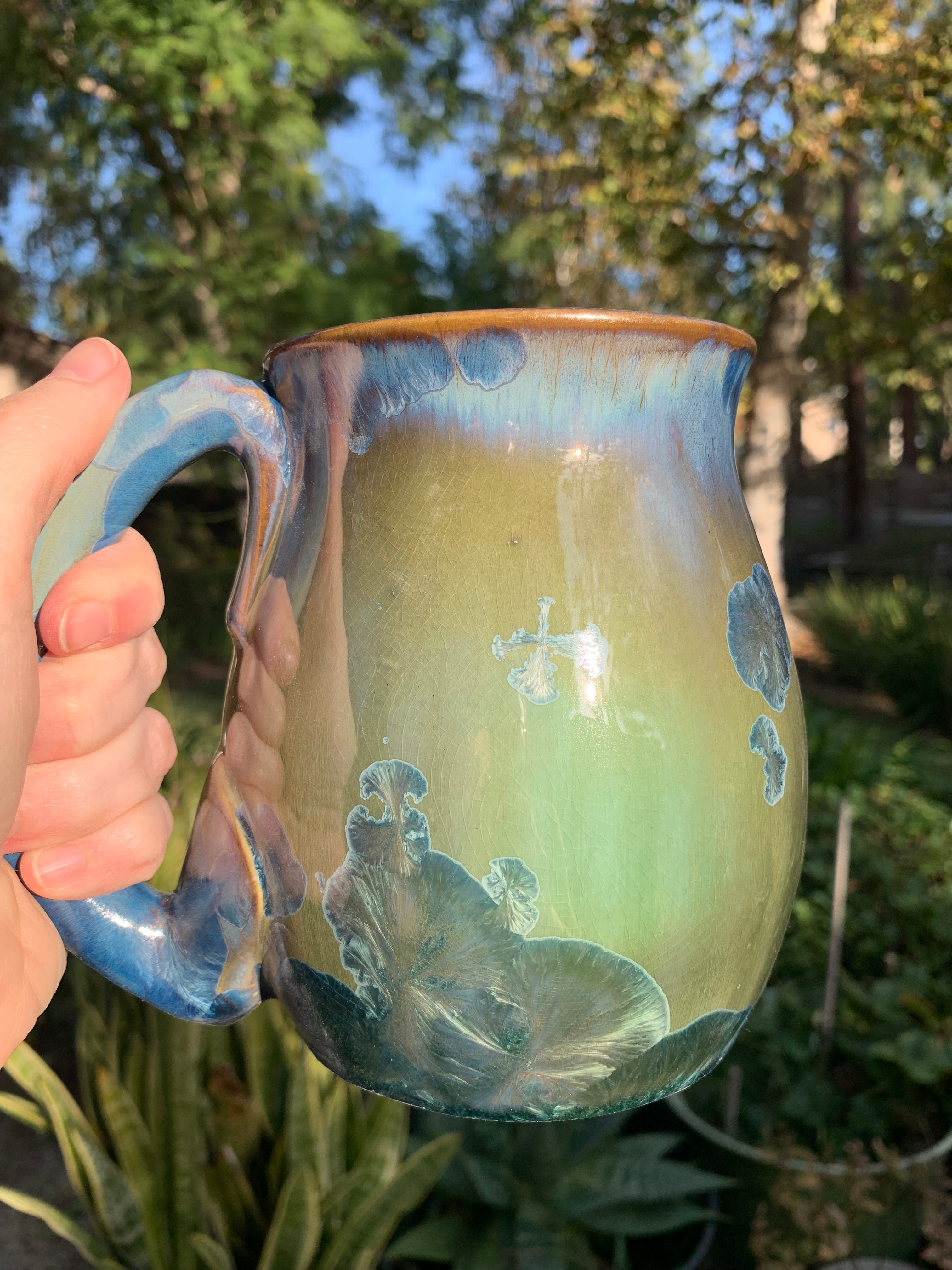 Large Crystalline Glazed Mug - 24 oz – The Crystalline Gallery