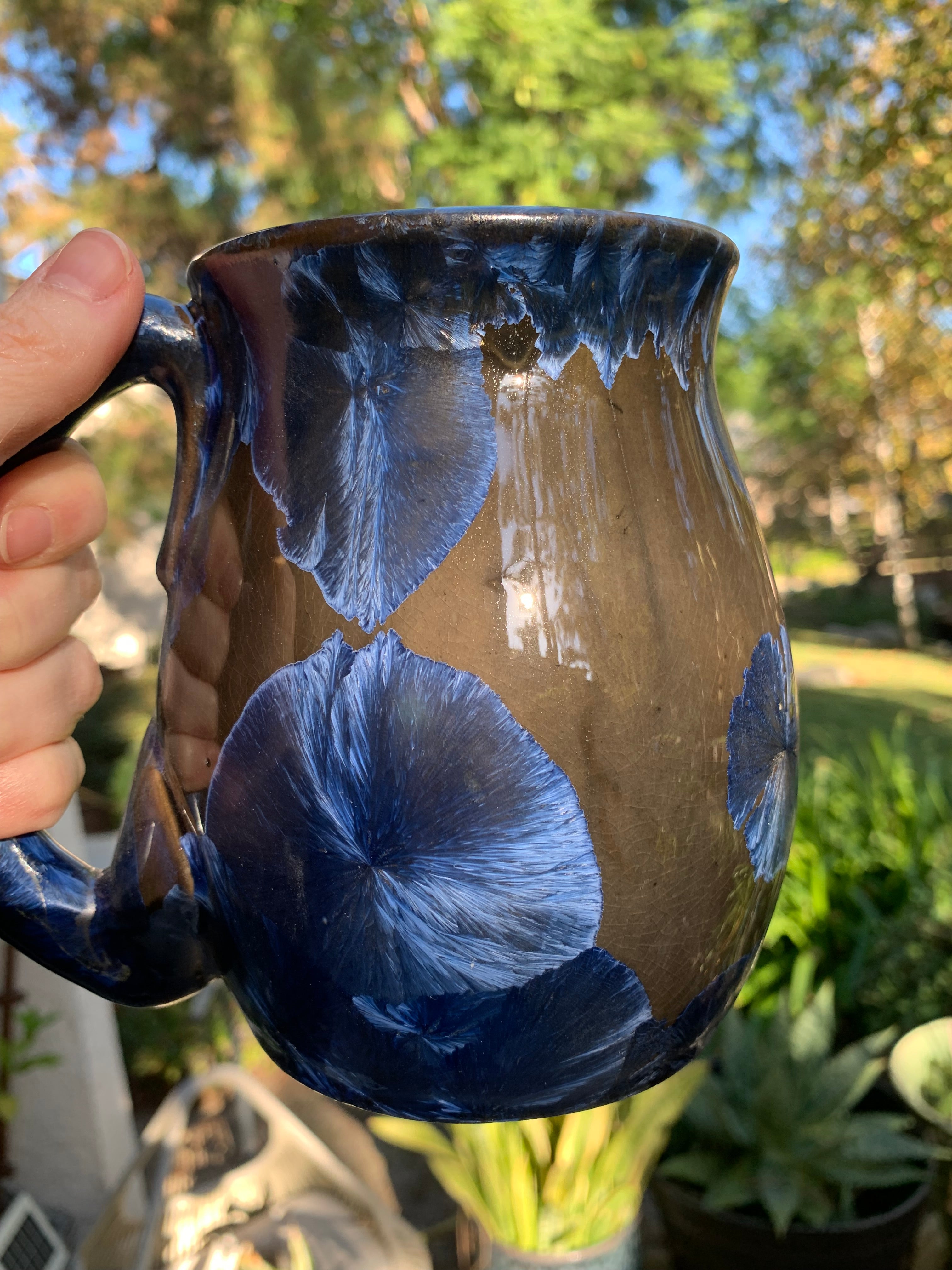 Large Crystalline Glazed Mug - 24 oz – The Crystalline Gallery