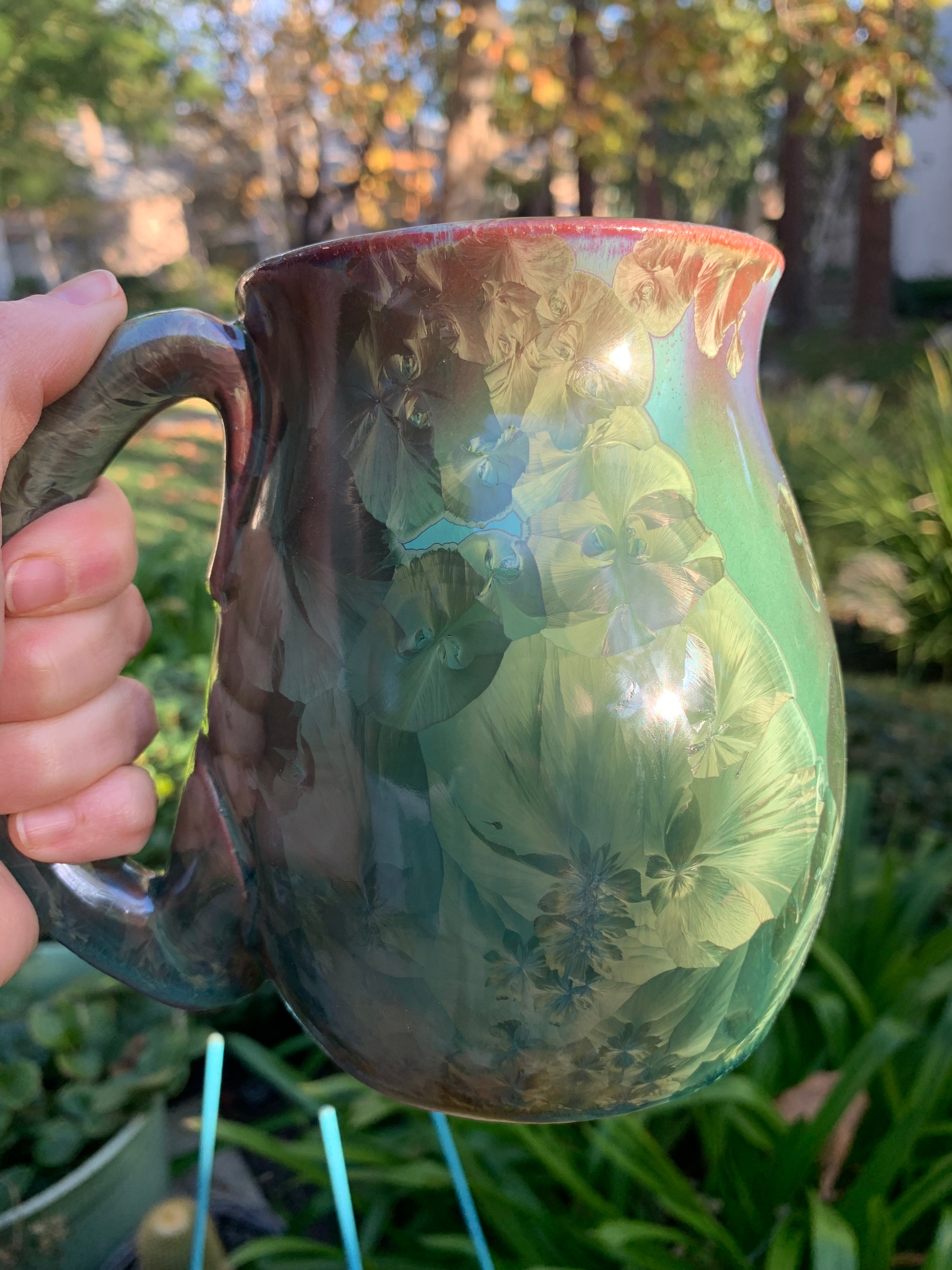 Large Crystalline Glazed Mug - 24 oz – The Crystalline Gallery
