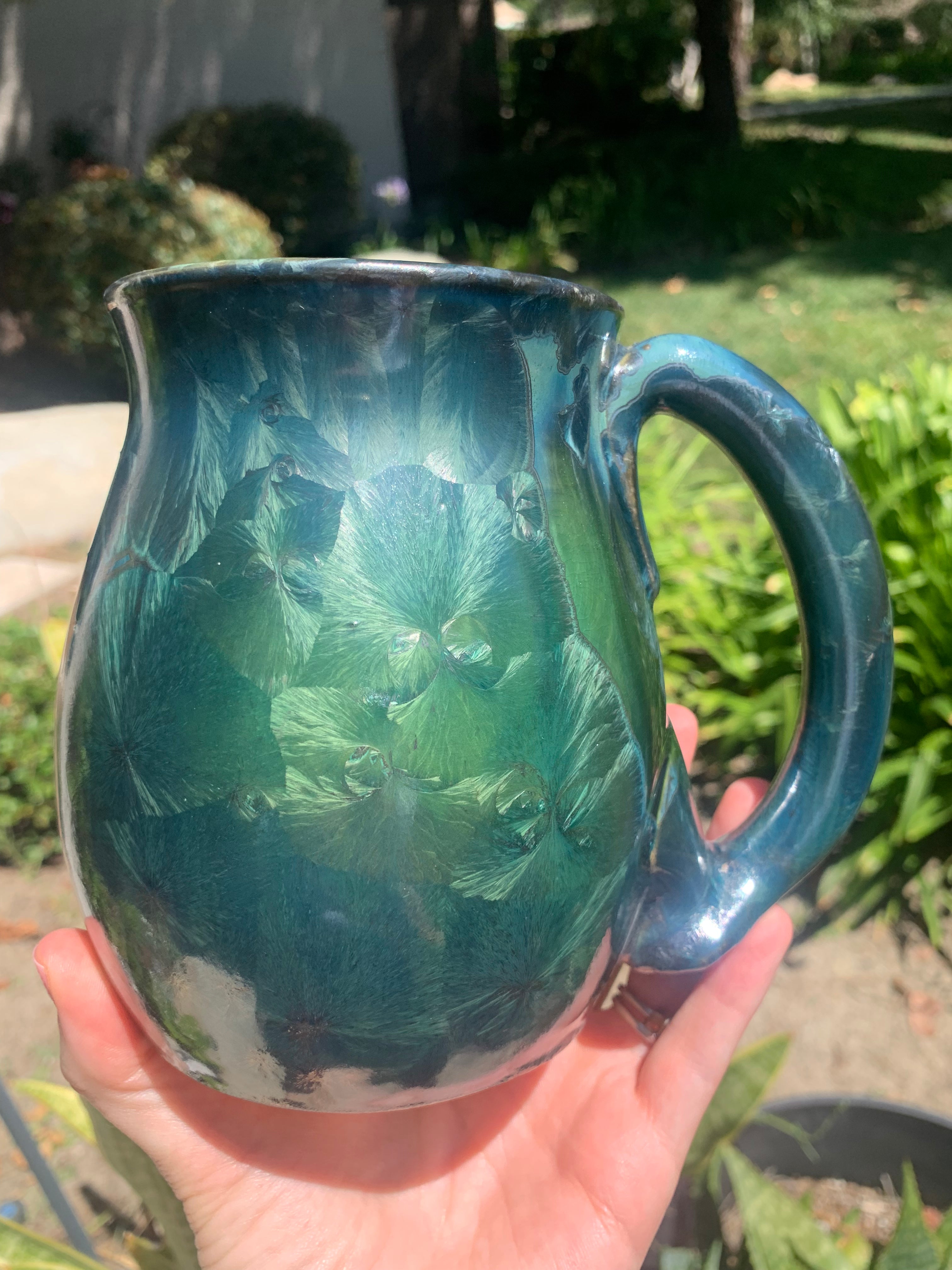 Large Crystalline Glazed Mug - 24 oz – The Crystalline Gallery