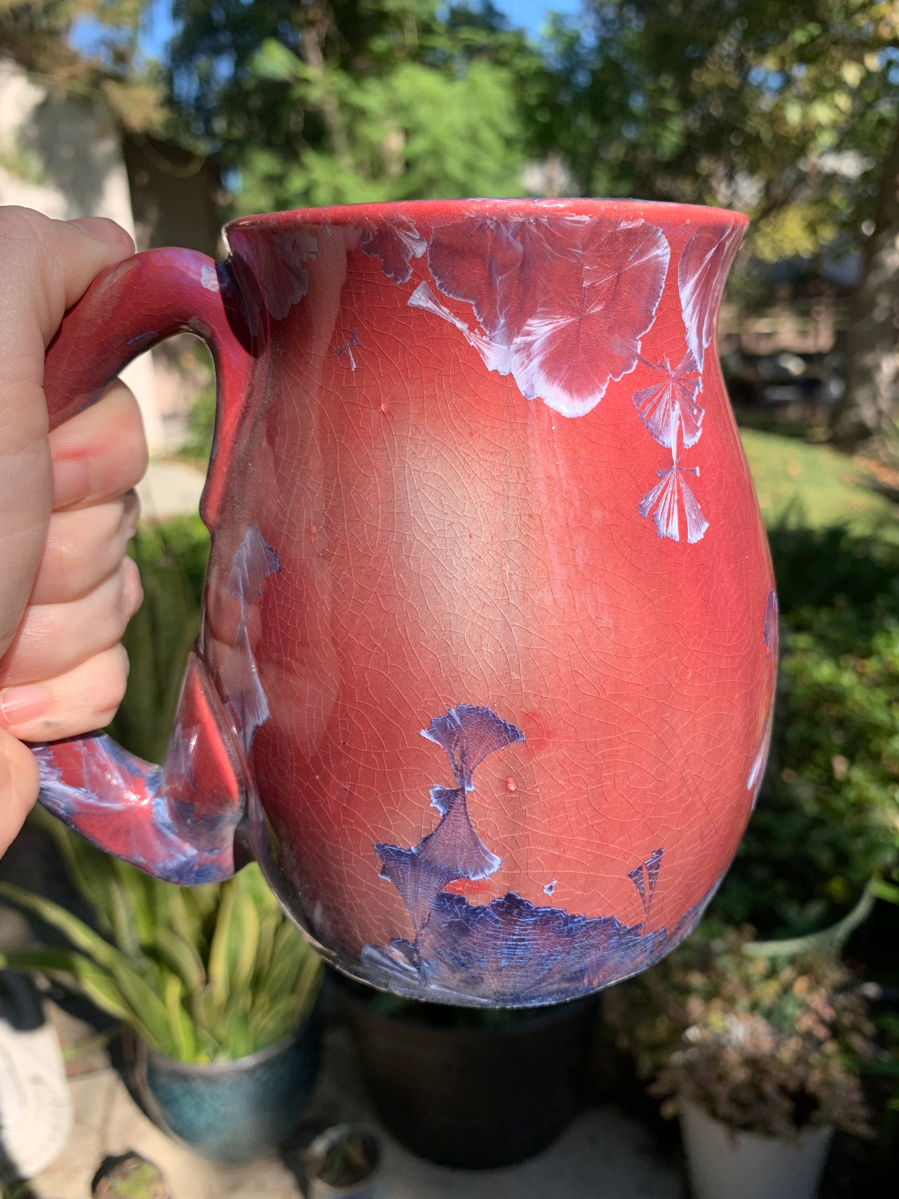 Large Crystalline Glazed Mug - 24 oz – The Crystalline Gallery