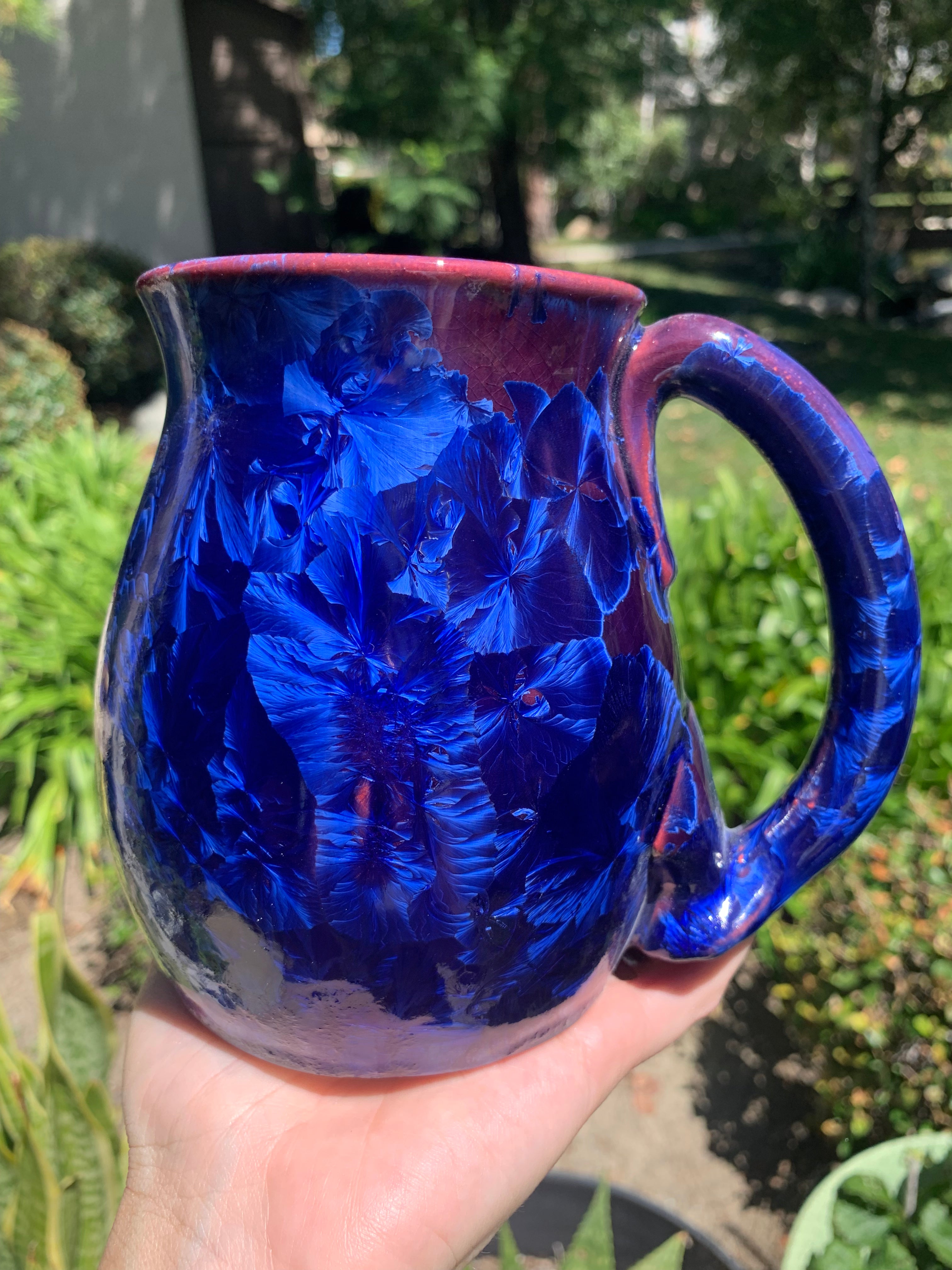 Large Crystalline Glazed Mug - 24 oz – The Crystalline Gallery