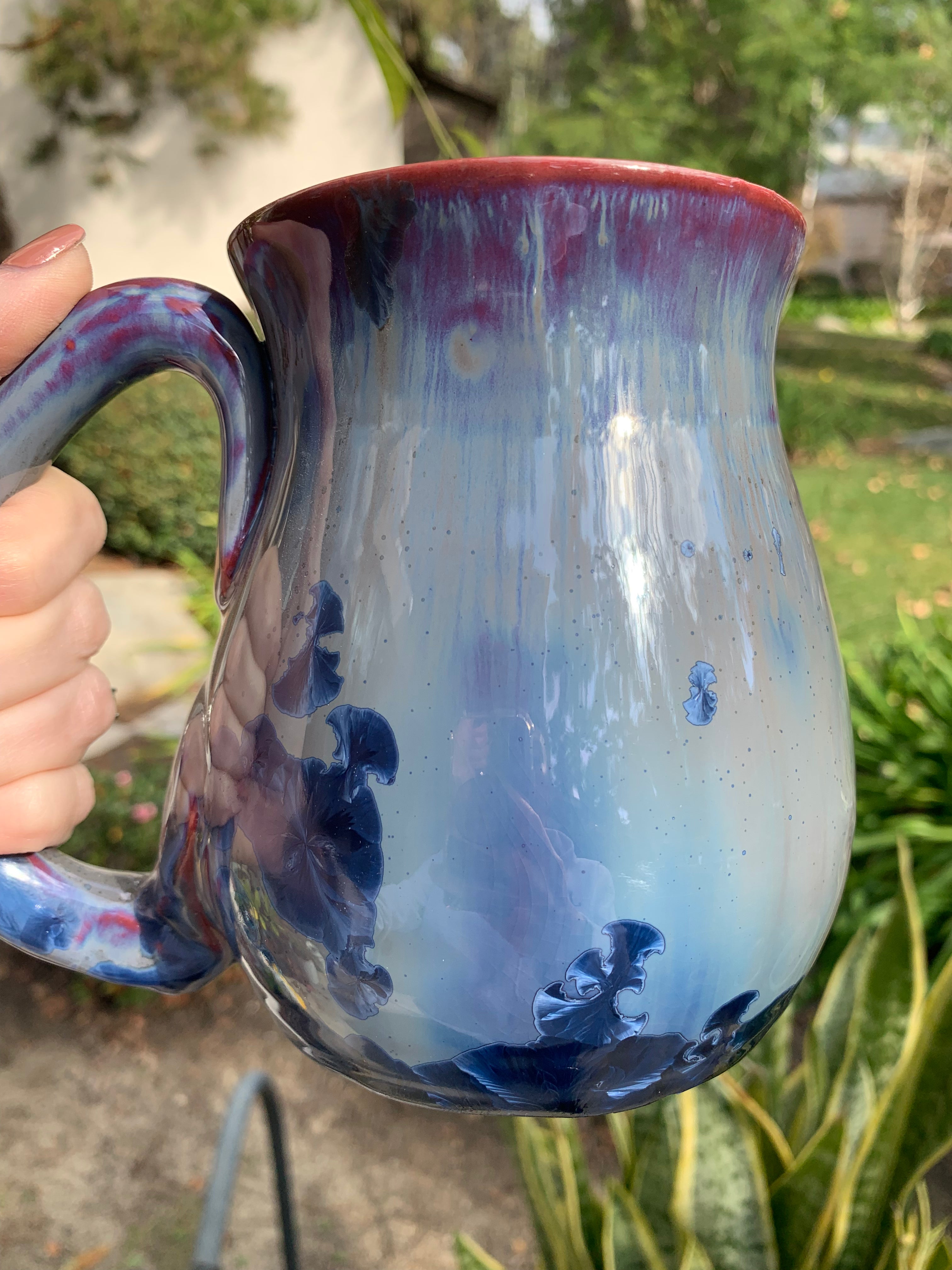 Large Crystalline Glazed Mug - 24 oz – The Crystalline Gallery