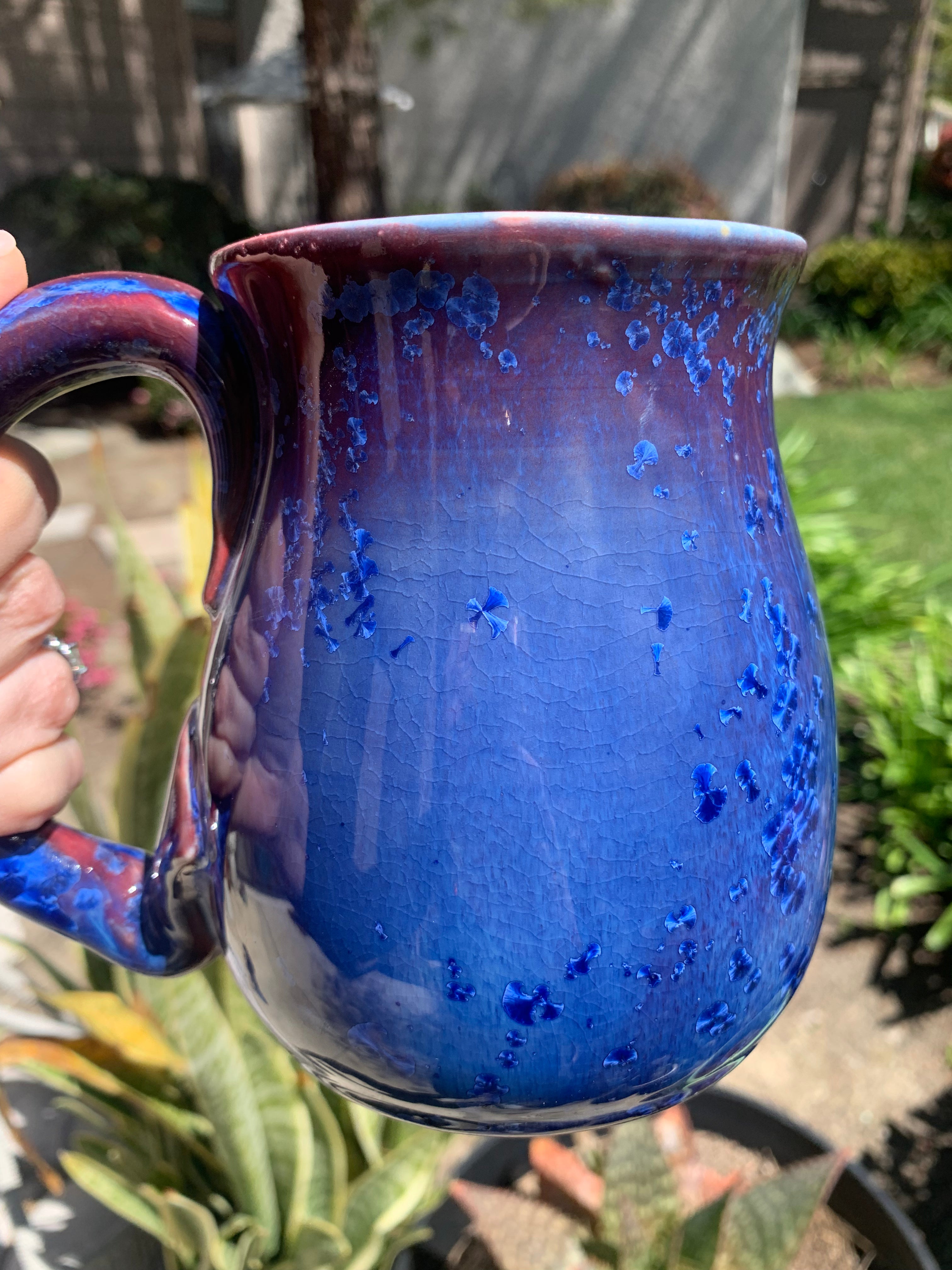 Large Crystalline Glazed Mug - 24 oz – The Crystalline Gallery