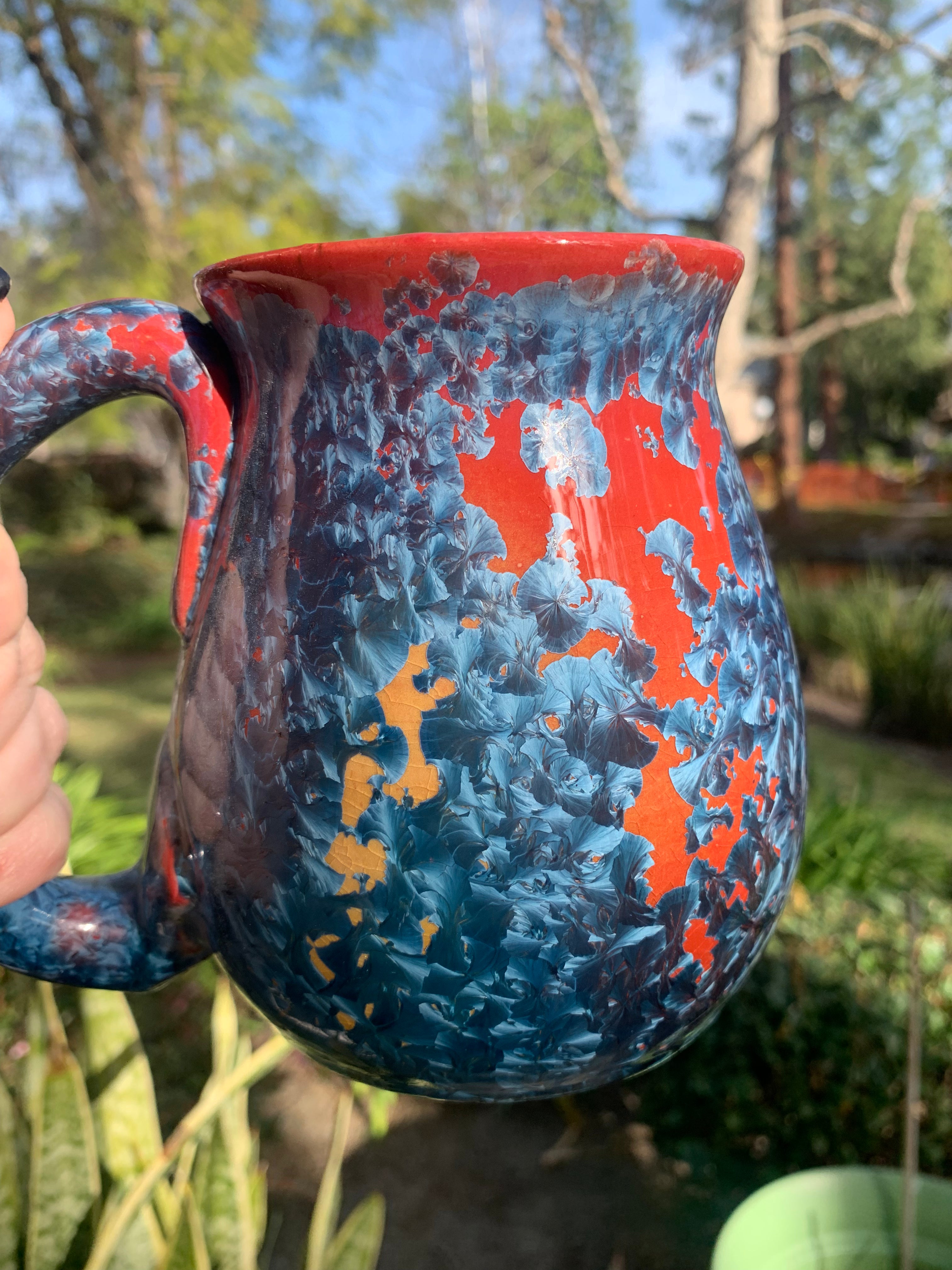 Large Crystalline Glazed Mug - 24 oz – The Crystalline Gallery